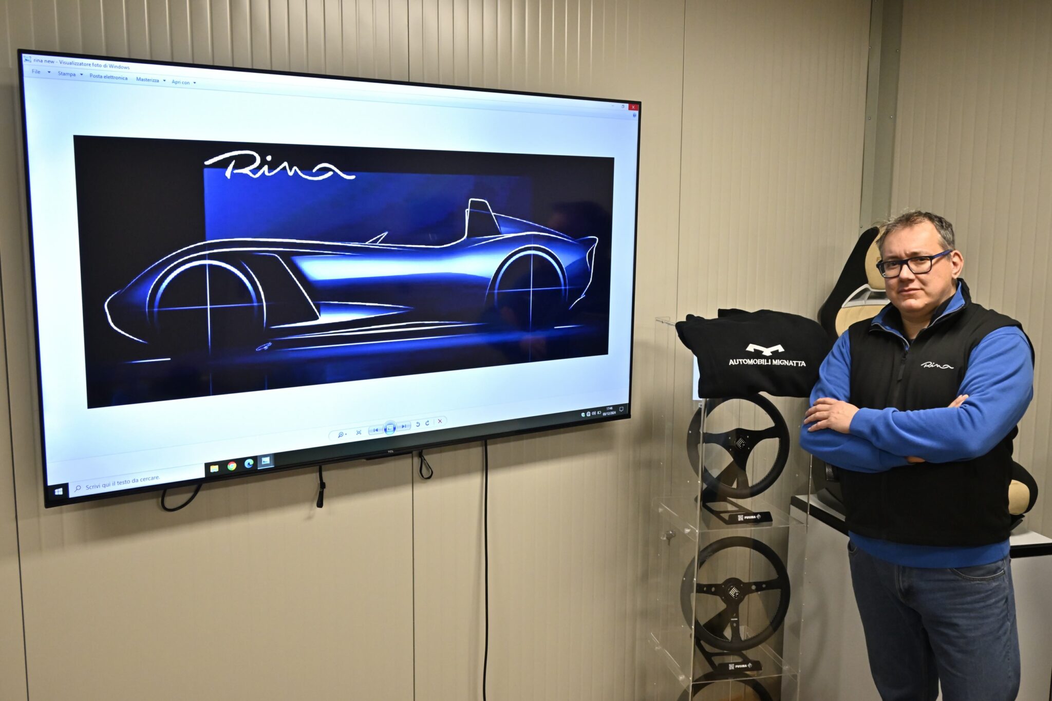 A Valfenera nasce Rina, la prima auto di lusso di Automobili Mignatta