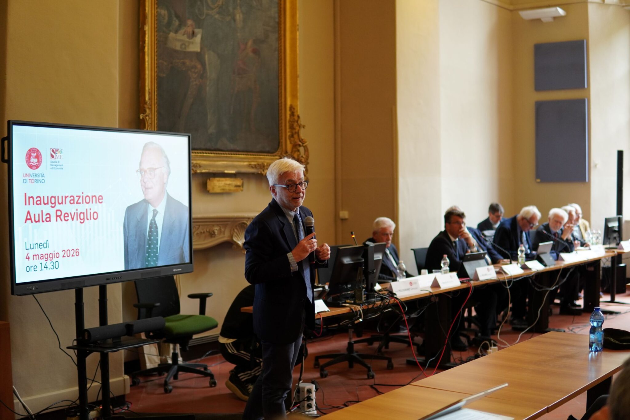 Intitolata un'aula dell'Università di Torino all'economista Franco Reviglio